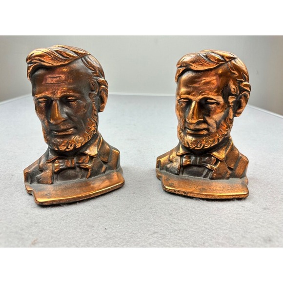 Versona | Art | Vintage Verona Cast Iron Bronze Abraham Lincoln ...
